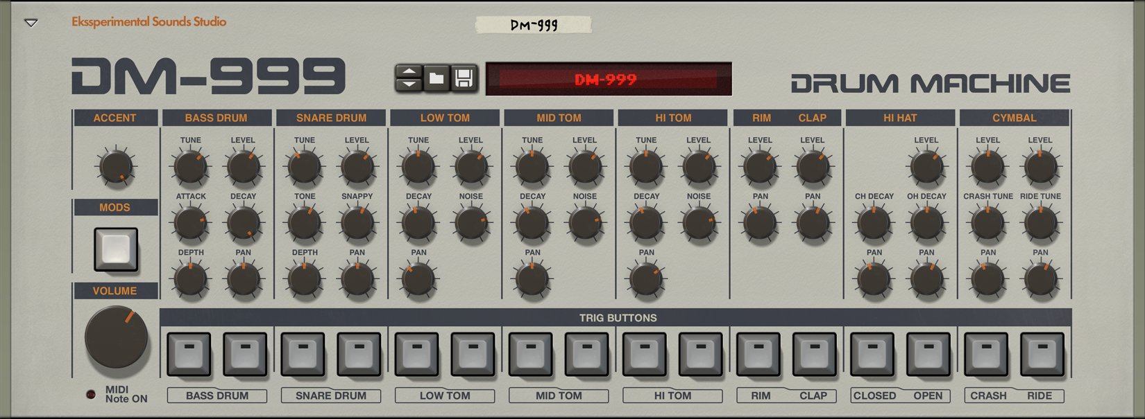 DM-999 Drum Machine | Classic Drum Machine | Shop | Reason Studios