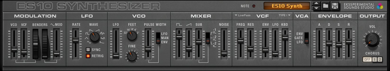 ES10 Analog Synthesizer | Classic Analog Synth | Shop | Reason Studios