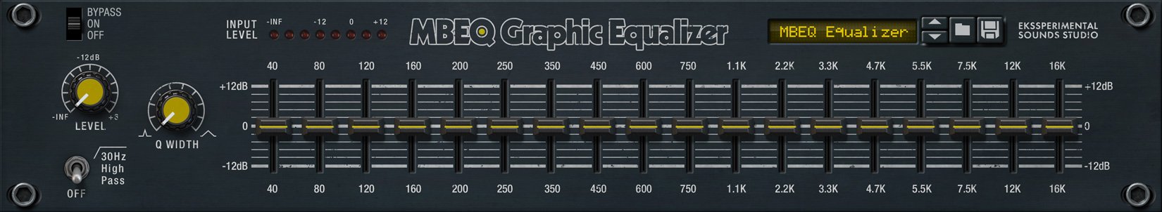 MBEQ Graphic Equalizer | 18 Band Graphic EQ | Shop | Reason Studios