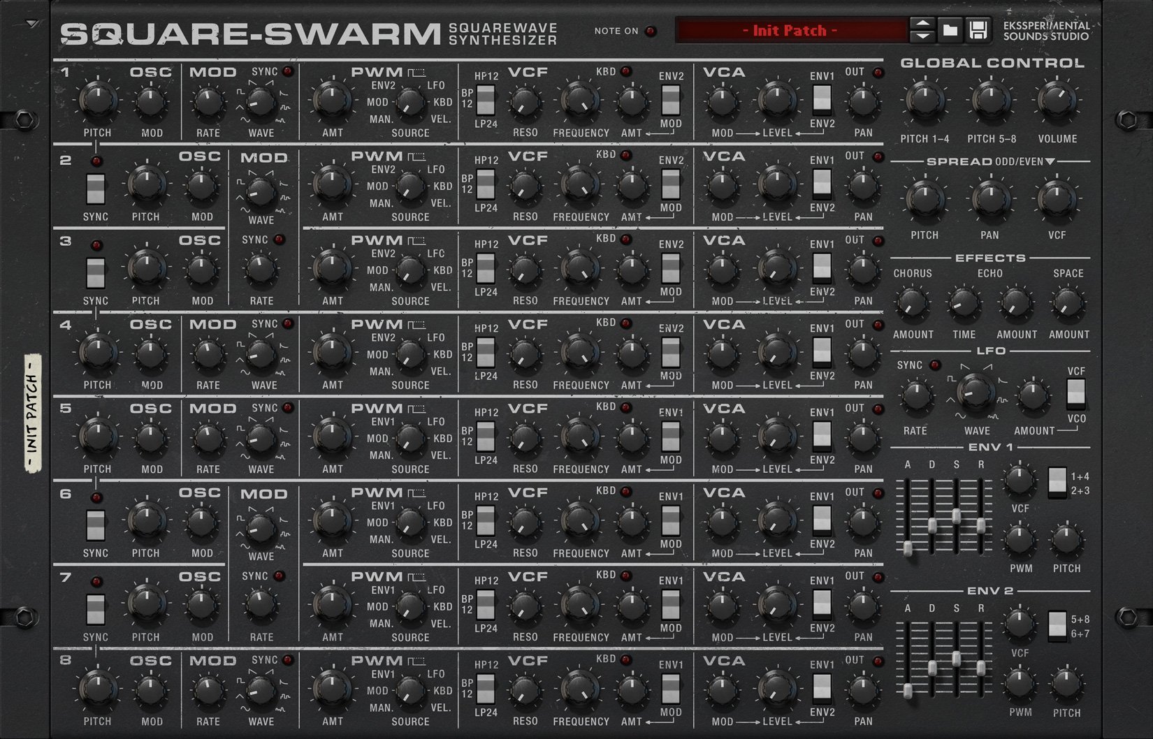 SquareSwarm Synthesizer | Experimental Analog | Shop | Reason Studios