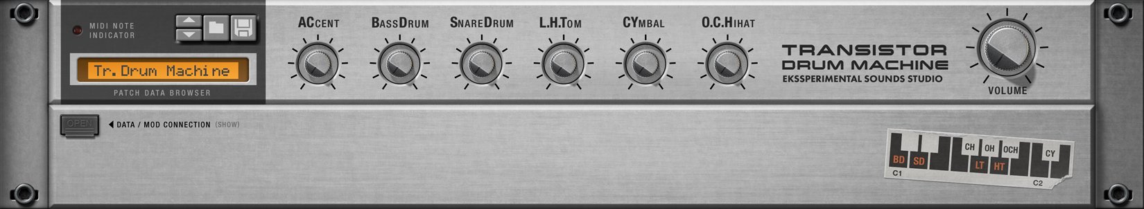 TRANSISTOR Drum Machine | Classic Analog Drums | Shop | Reason Studios