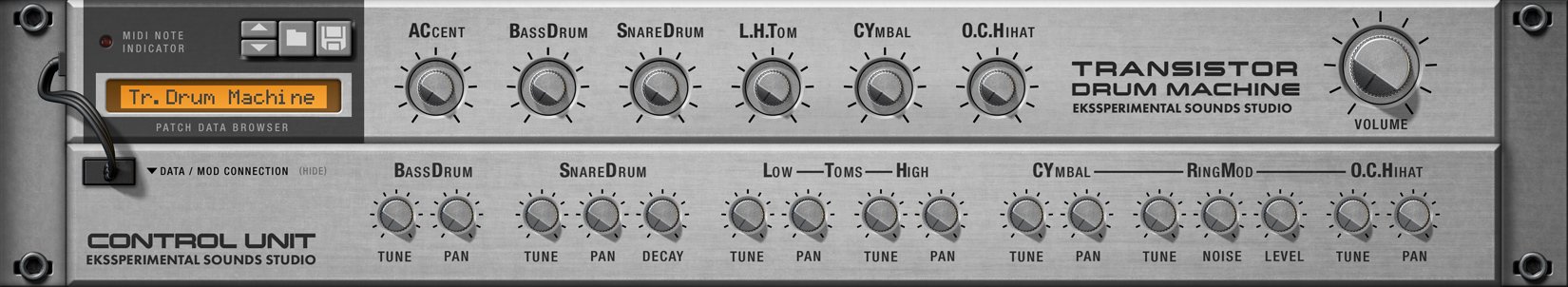 TRANSISTOR Drum Machine | Classic Analog Drums | Shop | Reason Studios