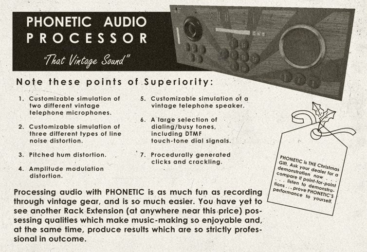 Phonetic Vintage Phone Simulator | Telephone Simulator | Shop | Reason ...