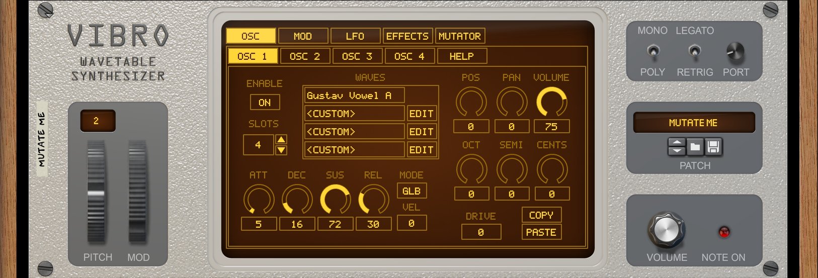 Vibro Wavetable Synthesizer | Wavetable Synthesizer | Shop | Reason Studios