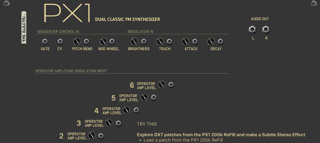 PX1 Dual FM Synthesizer | PX1 FM Synthesizer | Shop | Reason Studios