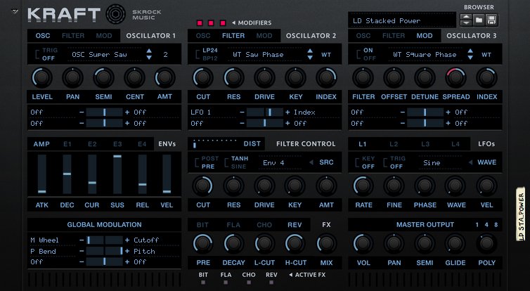 Kraft Synthesizer | Synthesizer | Shop | Reason Studios