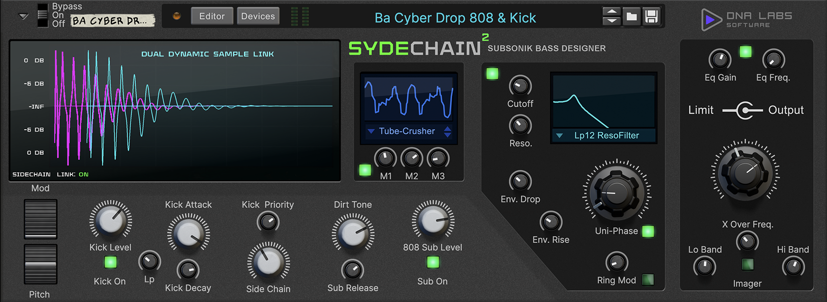 Sydechain 2 Subsonik Bass Designer | Combinator 2 Patches | Shop ...
