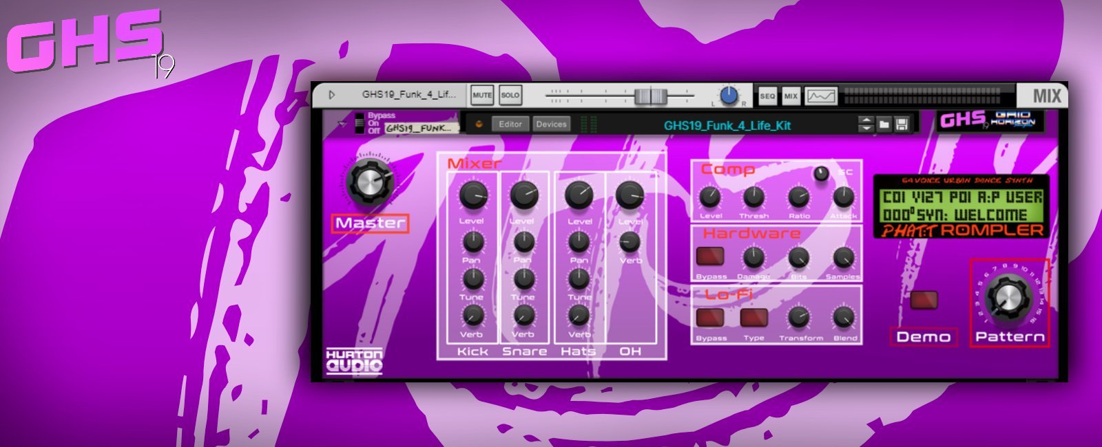 GHS19 | Combinator 2 Patches | Shop | Reason Studios