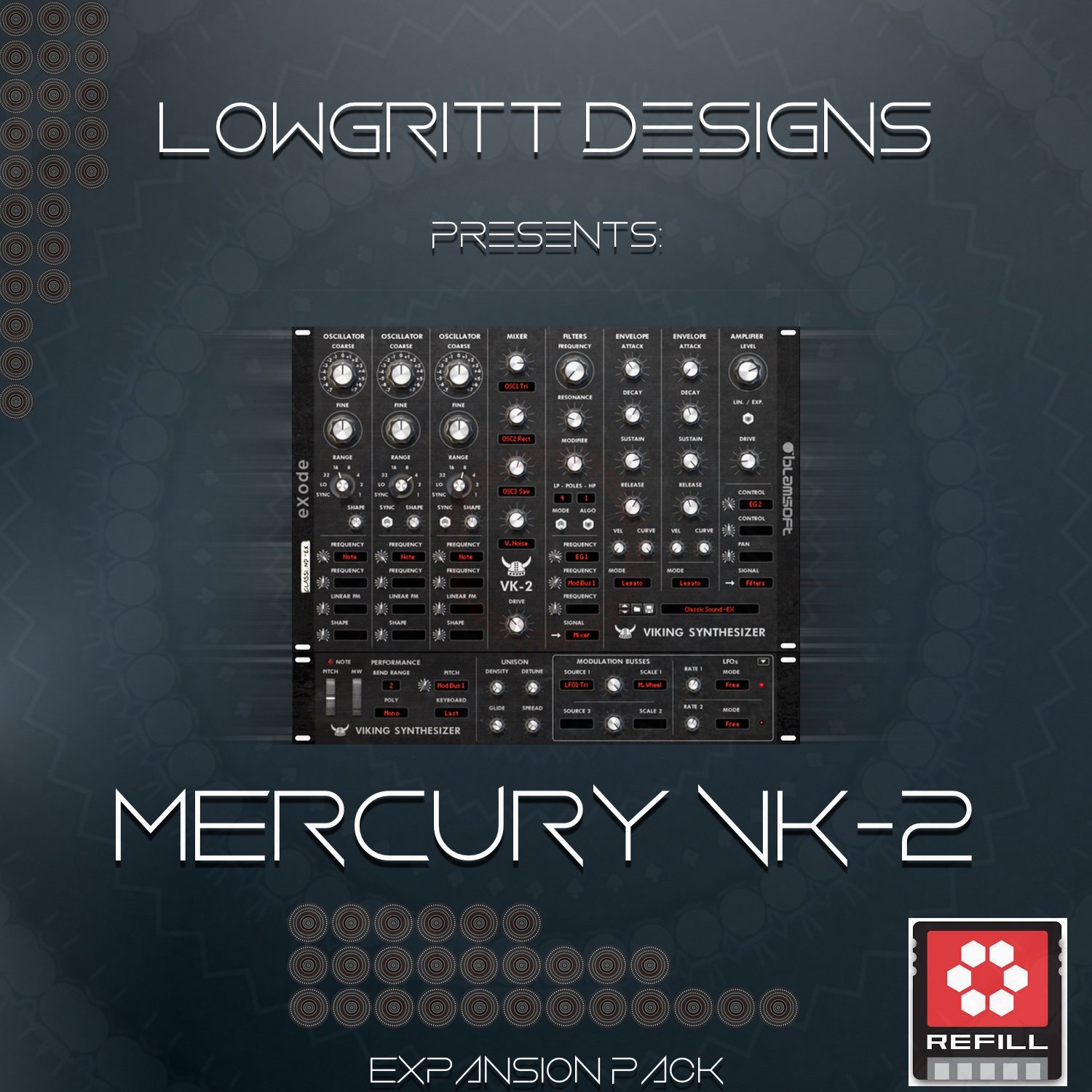 Mercury VK-2 Expansion Pack | Patches for VK-2 | Shop | Reason Studios